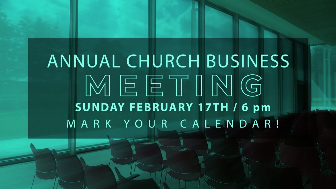 church business meeting 2019 | Carbondale Assembly of God