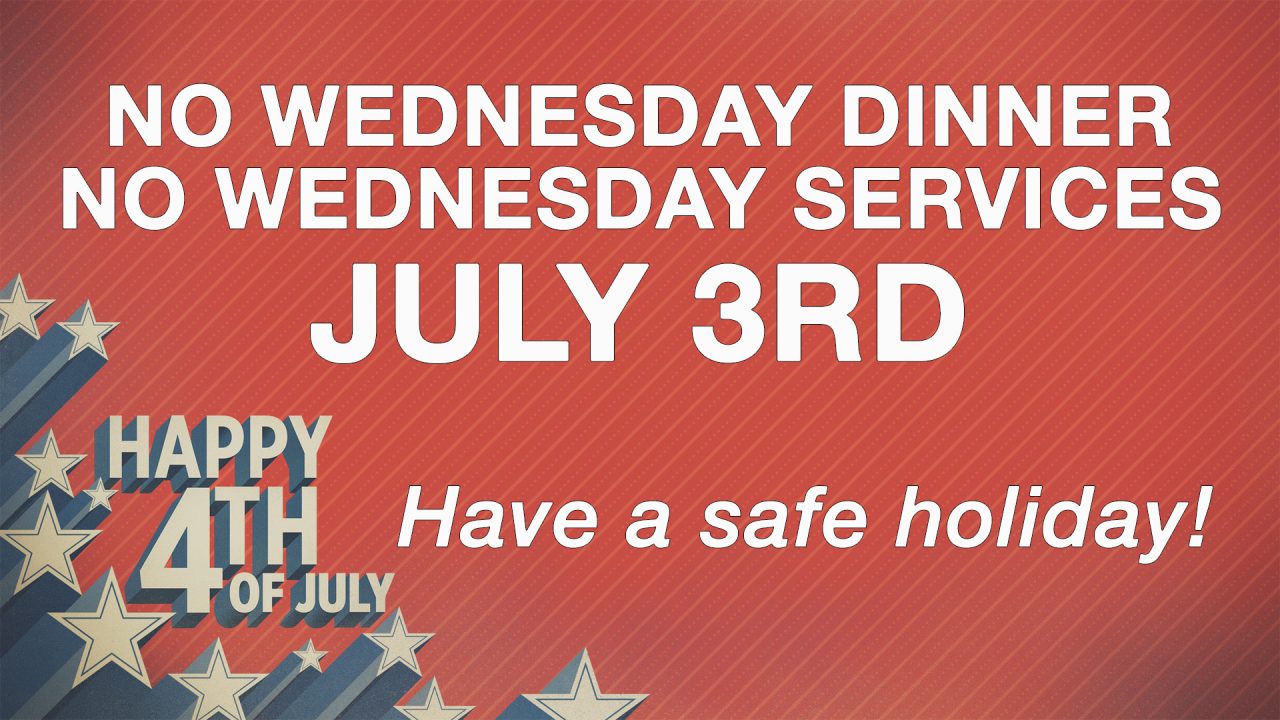 july 4 no service – Carbondale Assembly of God