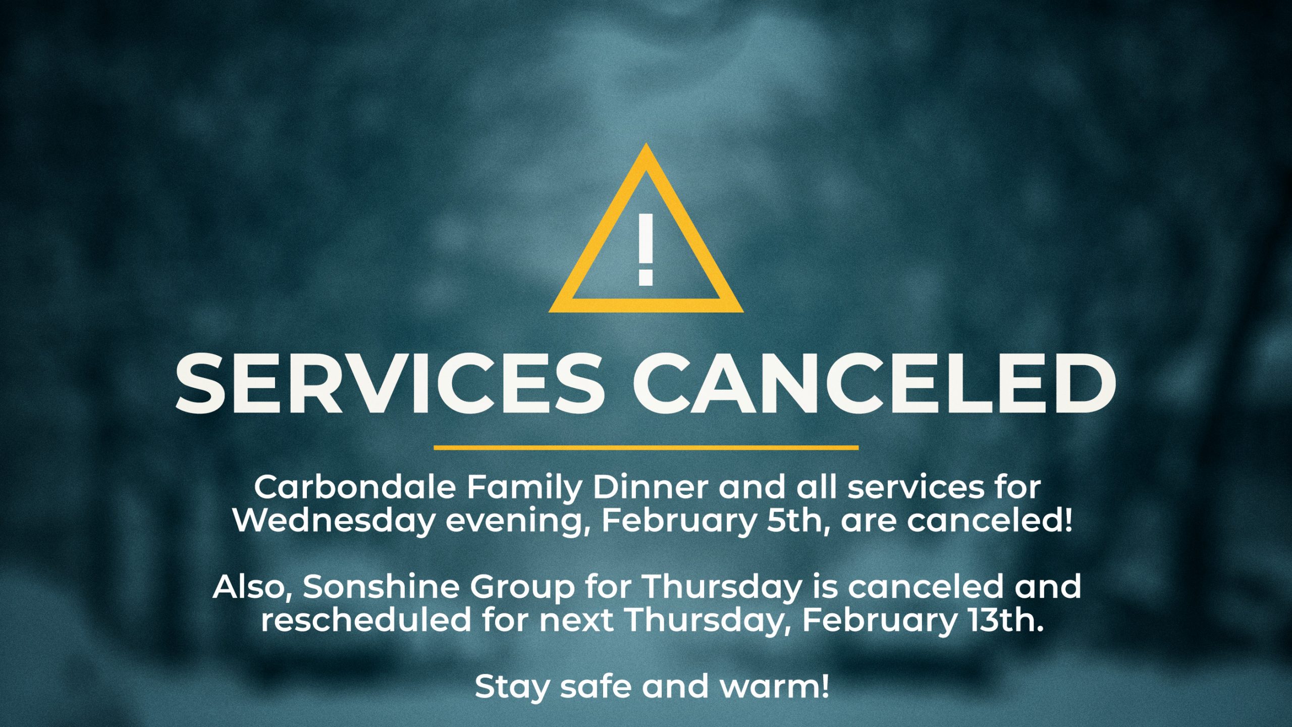 services canceled 2-5-20 – Carbondale Assembly of God
