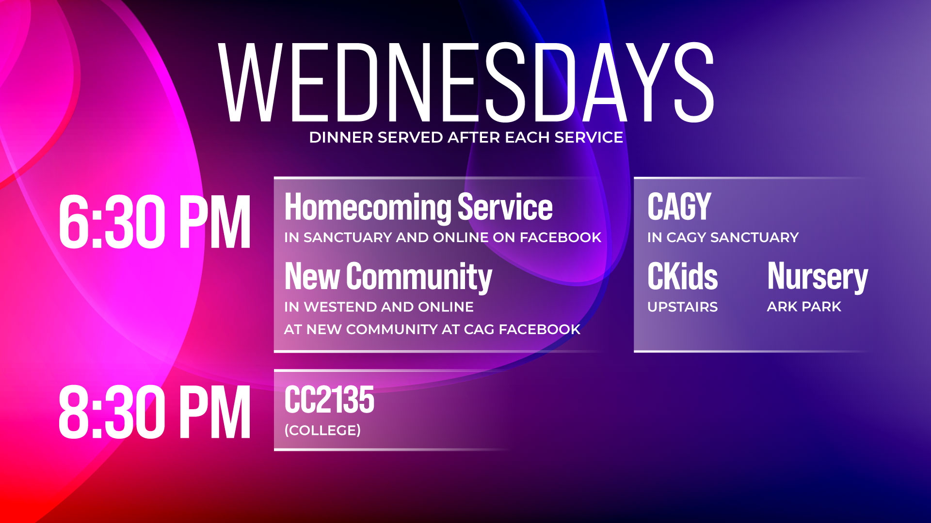 Wednesday Service Times – Carbondale Assembly of God
